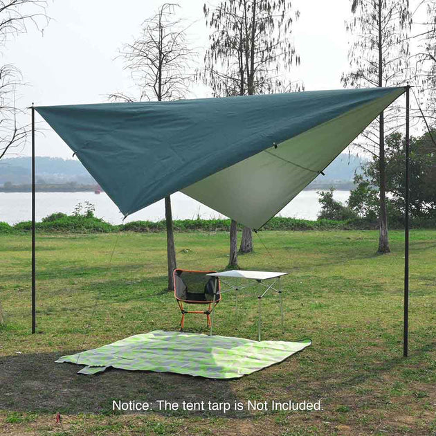 DIY Tarp Poles Set of 2 with Bag Tent Canopy Shelter Poles | The DIY Outlet