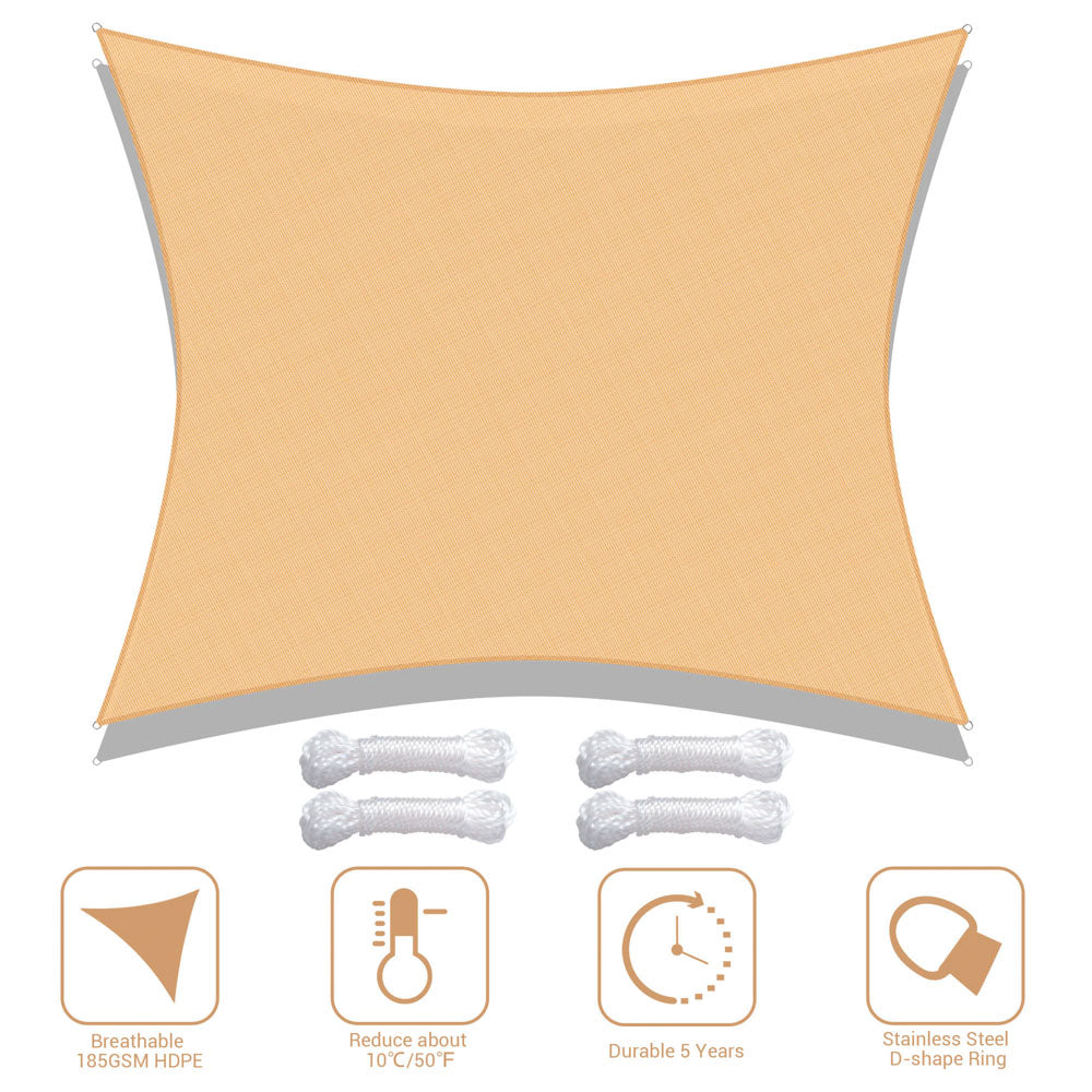 16' x 20' Rectangle Outdoor And Patio Shade | The DIY Outlet