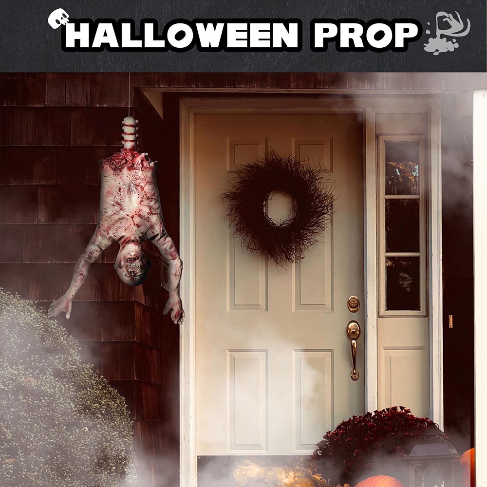 DIY Halloween Props Party DIY Life-Size Hanging Torso Dead Man – The ...