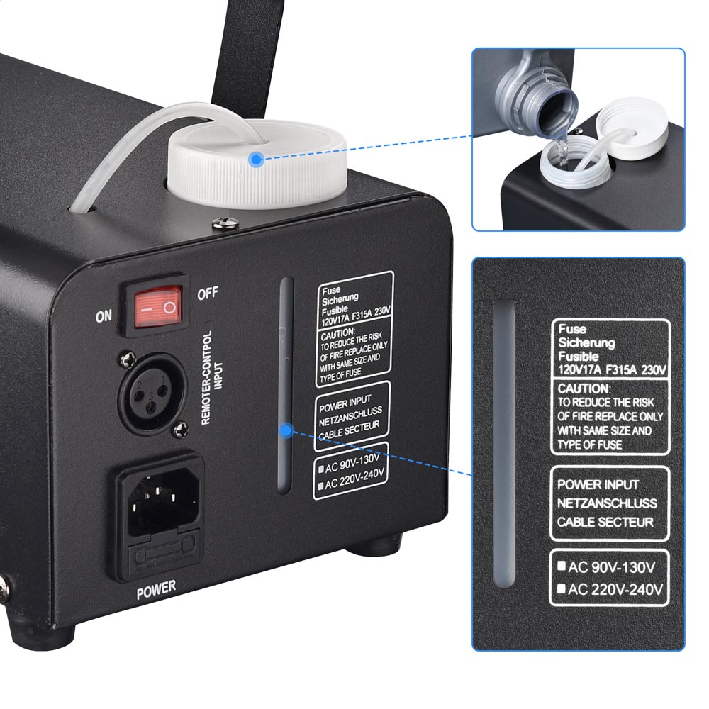 DIY Fog Machine Smoke Fogger Halloween Party Effect 2,000 CFM 400W