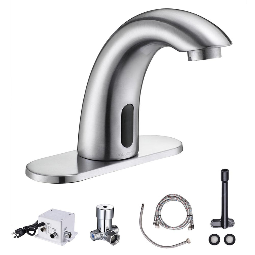 Auto Sensor Touchless Bathroom Lavatory Faucet Finish Options – The DIY ...