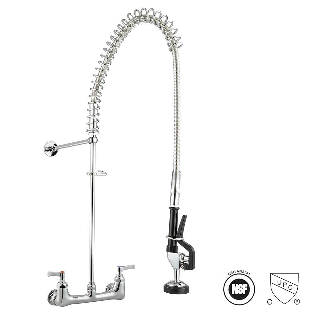 DIY Commercial Kitchen Pre-Rinse Faucet 8" Center 41" Height